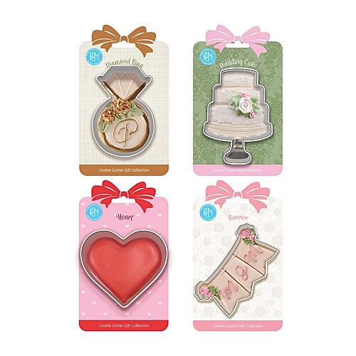 Click here for R&M International Llc Wedding 4-pc. Cookie Cutter... prices