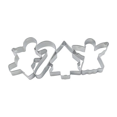 Click here for R&M International Llc Xmas Tree Gingerbread 4-pc.... prices