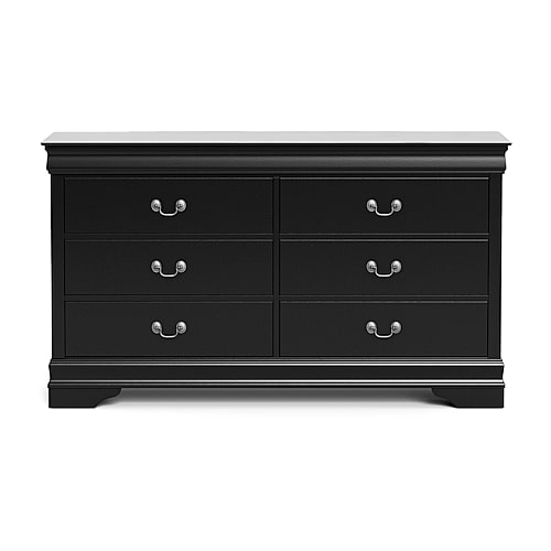 Click here for Burkhart 6-Drawer Dresser  One Size  Black prices