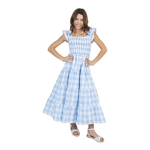 Click here for Rare Editions Big Kid Girls Sleeveless Gingham Max... prices