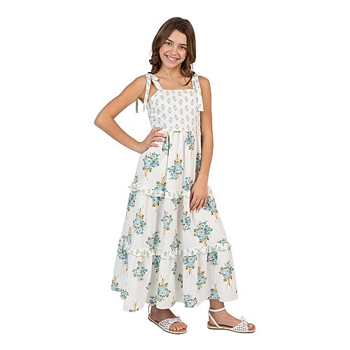 Click here for Rare Editions Big Kid Girls Sleeveless Floral Maxi... prices