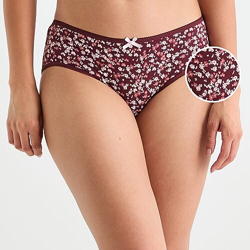 Click here for Arizona Body Cotton Hipster Panty  Large  Red prices