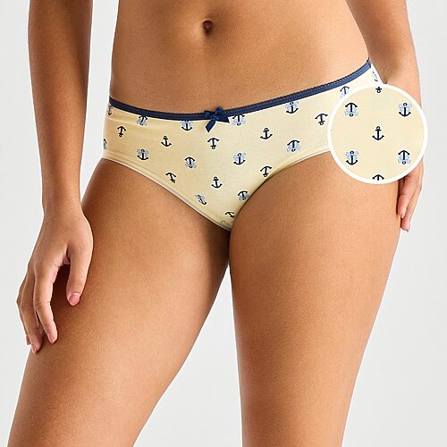 Click here for Arizona Body Cotton Hipster Panty  Large  Yellow prices