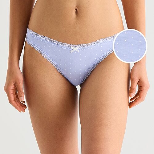 Click here for Arizona Body Cotton with Lace Thong  Xx-large  Pur... prices