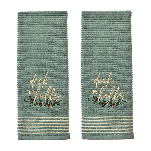 Click here for Saturday Knight Deck The Halls 2-pc. Hand Towel  O... prices