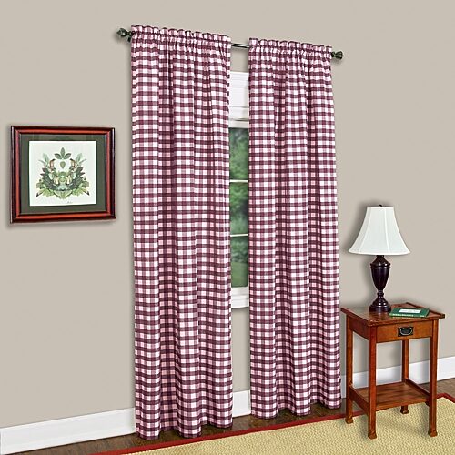Click here for Achim Buffalo Check Rod Pocket Curtain Panel prices