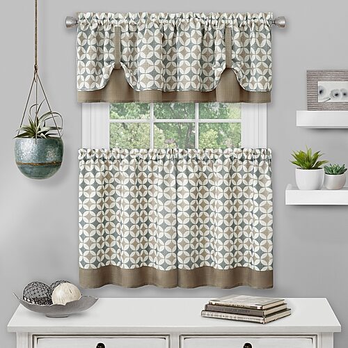 Achim Callie 3-pc. Rod Pocket Window Tier  One Size  Beige