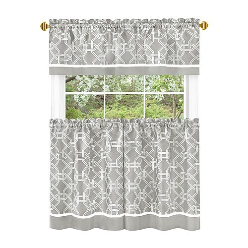 Click here for Achim Arlington 3-pc. Rod Pocket Window Tier  One... prices