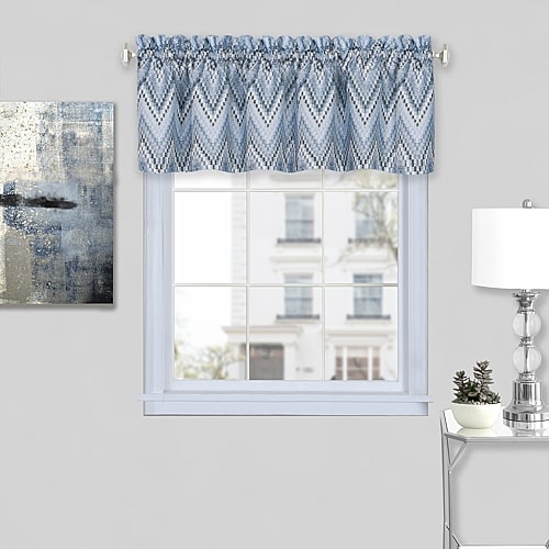 Click here for Achim Avery Rod Pocket Federal & Tuck Valance  One... prices