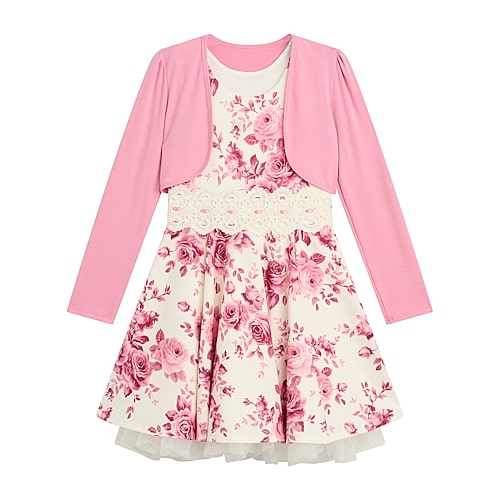 Click here for Byer California Big Kid Girls Floral 2-pc. Dress S... prices