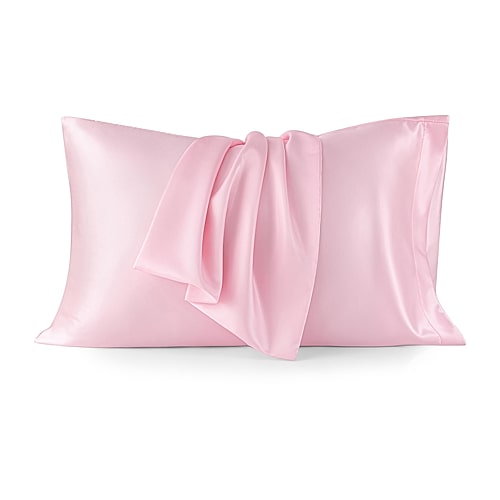 Click here for Bedsure Satin Pillowcase  One Size  Pink prices