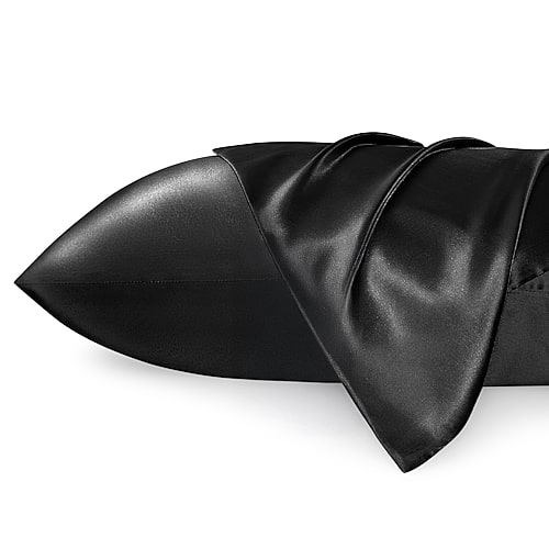 Click here for Bedsure Satin Pillowcase  One Size  Black prices