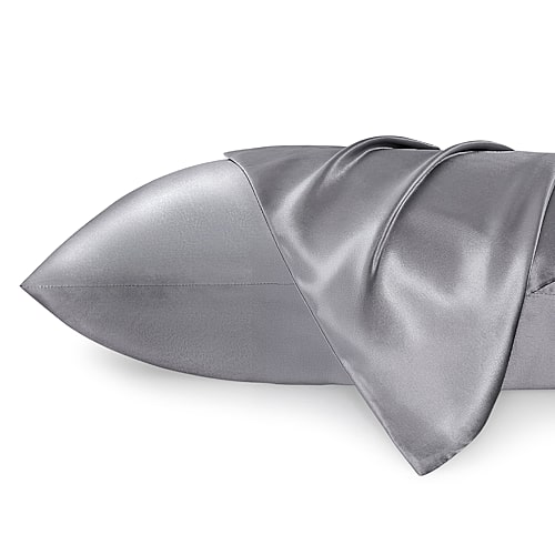 Click here for Bedsure Satin Pillowcase  One Size  Gray prices