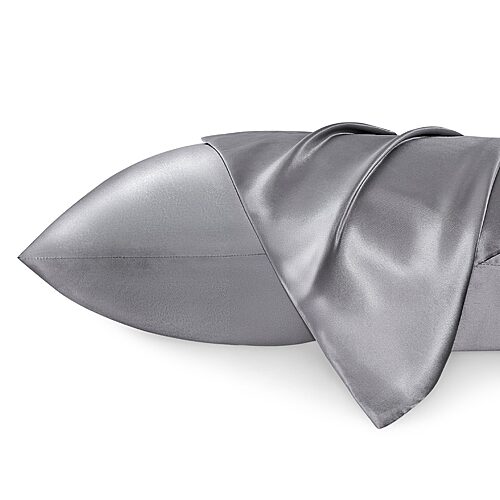 Click here for Bedsure Satin Pillowcase  One Size  Gray prices