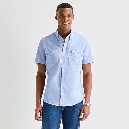 Click here for U.S. Polo Assn. Mens Short Sleeve Classic Fit Embr... prices