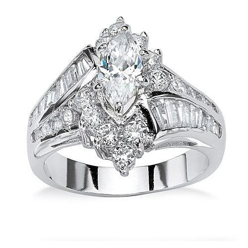 Click here for DiamonArt Womens 3 1/4 CT. T.W. White Cubic Zircon... prices