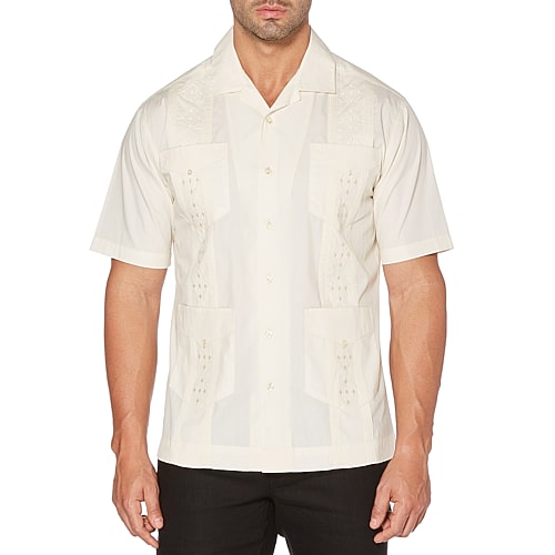 Click here for Cubavera Embroidered Button-Down Mens Short Sleeve... prices