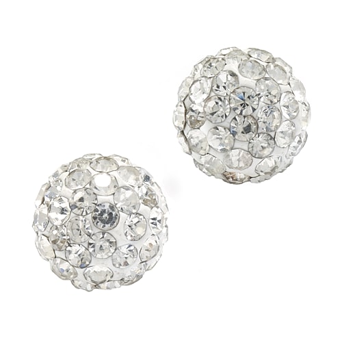 Click here for Silver Treasures Crystal Sterling Silver 7.7mm Rou... prices