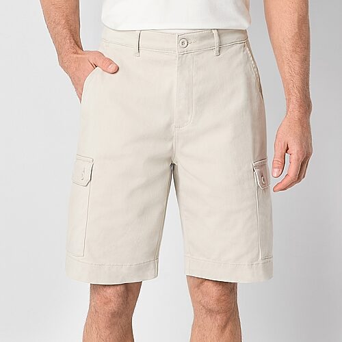 Click here for St. Johns Bay Mens 10 Stretch Fabric Cargo Short... prices
