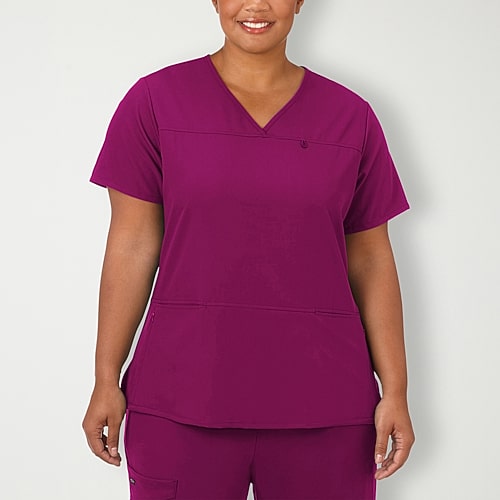 Click here for Jockey 2299 Womens Plus V Neck Short Sleeve Stretc... prices