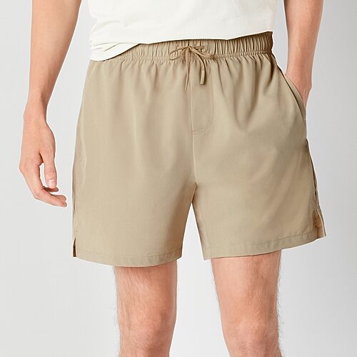Click here for Arizona Mens 5 Active Jogger Short  Small  Beige prices