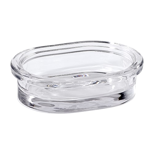 Avanti Cali Glass Soap Dish  One Size  White