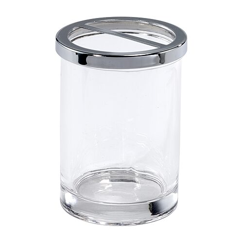 Click here for Avanti Cali Glass Toothbrush Holder  One Size  Whi... prices