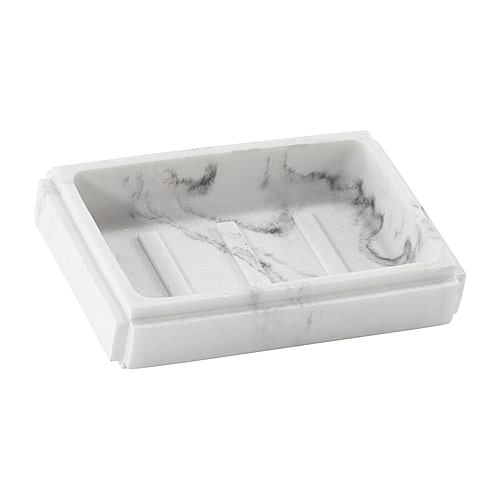 Click here for Avanti Helena Marble Soap Dish  One Size  White prices