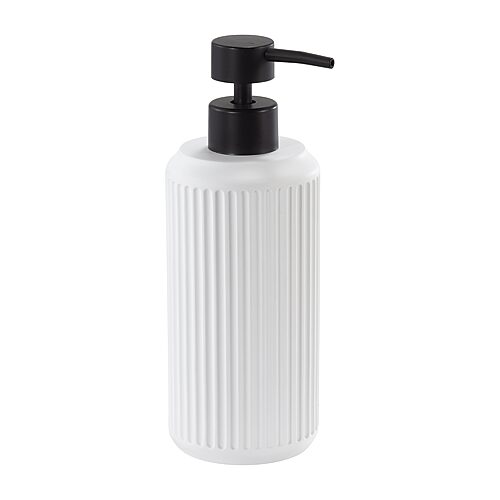 Click here for Avanti Vienna Ribbed Soap Dispenser  One Size  Whi... prices