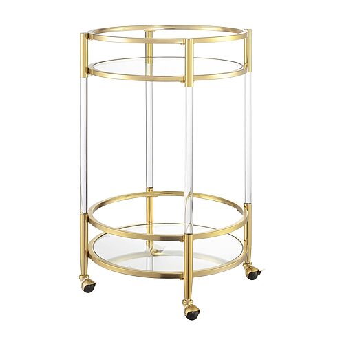 Click here for Convenience Concepts Royal Crest 2-Tier Round Glas... prices