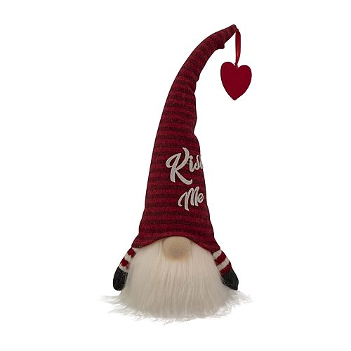 Click here for Northlight Red Striped Kiss Me Valentines Day Gnom... prices