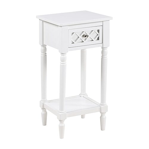 Click here for French Country Khloe 1-Drawer Accent Table with Sh... prices
