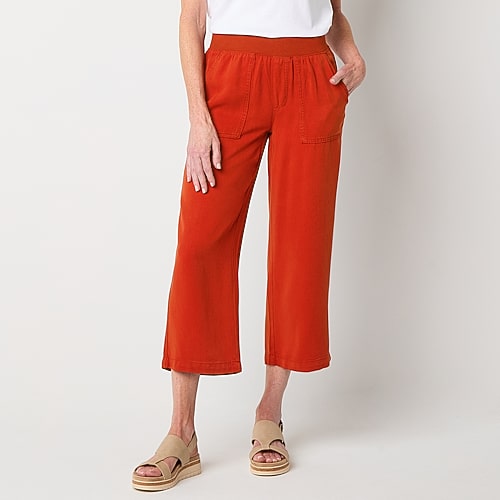Click here for St. Johns Bay Womens Wide Leg High Rise Capri Pant... prices