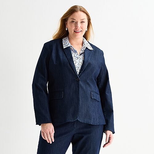 Click here for Liz Claiborne Womens Plus Classic Fit Blazer  26w... prices