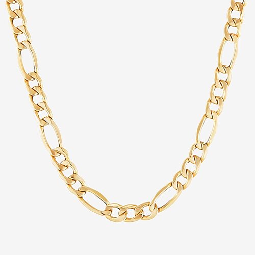 Click here for Made in Italy Mens 10K Gold 24 Inch Figaro Chain N... prices