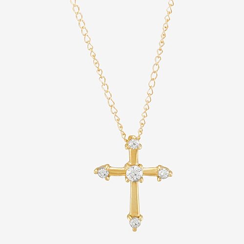Click here for Limited Quantities! Girls White Cubic Zirconia 14K... prices
