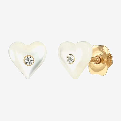 Click here for Limited Quantities! White Crystal 14K Gold 5.3mm H... prices