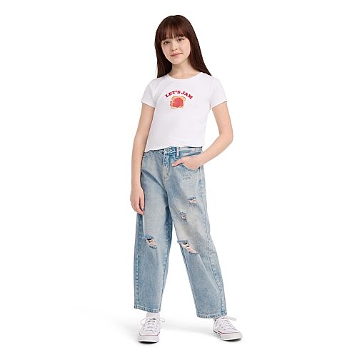 Click here for Levis Girls 7-16 Classic Bootcut Jeans - Peachy prices