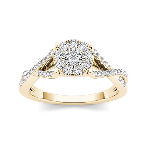 Click here for 3/4 CT.T.W. Natural Diamond 10K Yellow Gold Engage... prices
