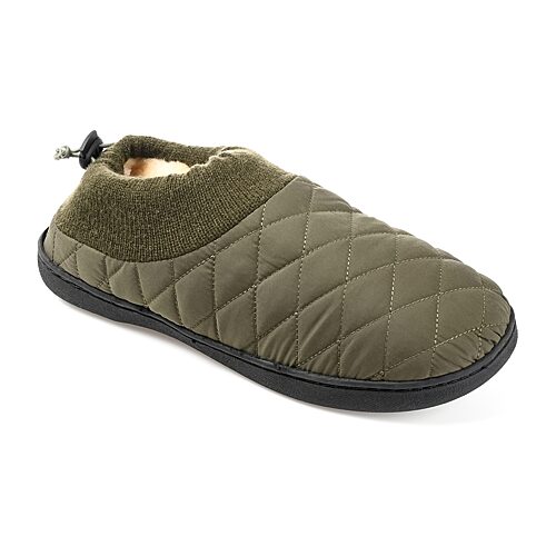 Click here for Vance Co. Mens Fargo Clog Slippers - Green prices