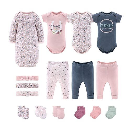 Click here for The Peanutshell 0-3m Baby Girls 16-pc. Baby Clothi... prices