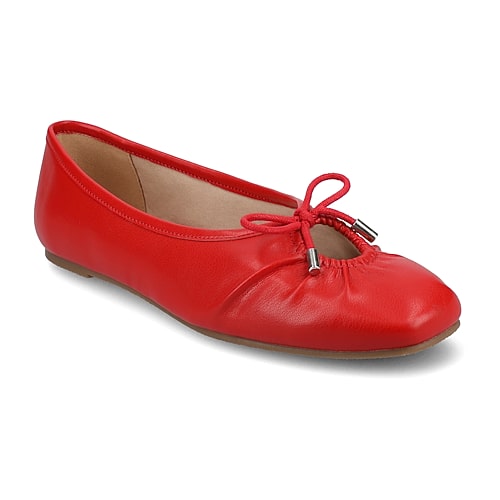 Journee Collection Callee Womens Square Ballet Flats  11 Medium  Red