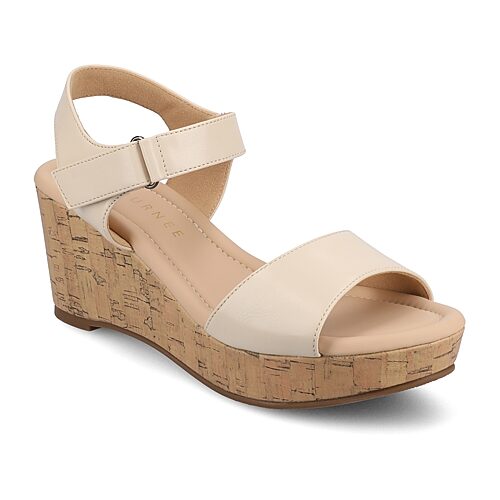Click here for Journee Collection Womens Ranae Wedge Sandals  10... prices