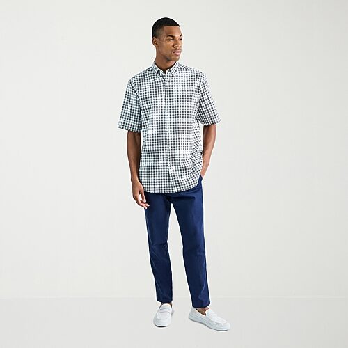 Click here for Haggar Comfort Luxe Mens Straight Fit Flat Front P... prices