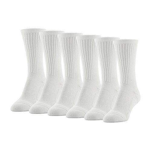 Click here for Gold Toe Sport Cushion Womens 6 Pair Crew Socks  6... prices