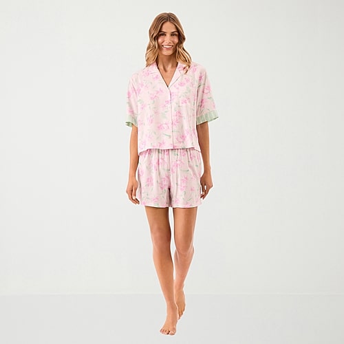 Click here for Martha Stewart Womens V-Neck Short Sleeve 2-pc. Pa... prices