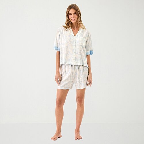 Click here for Martha Stewart Womens V-Neck Short Sleeve 2-pc. Pa... prices