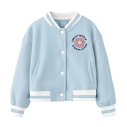 Click here for Smiley Little & Big Kid Girls Fleece Lightweight V... prices