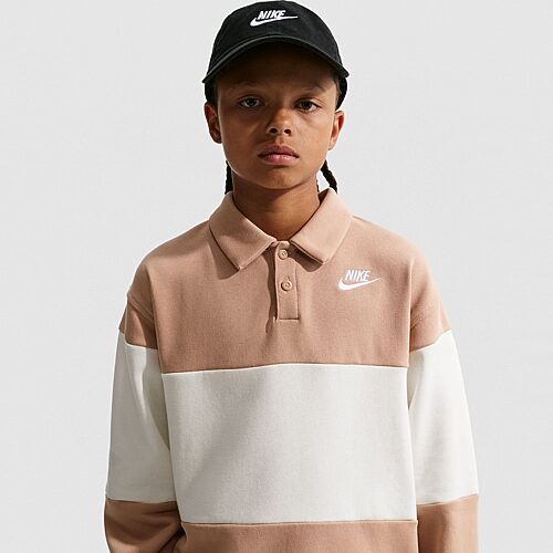 Click here for Nike Boys 4-20 Sportswear Club Rugby Striped Sweat... prices