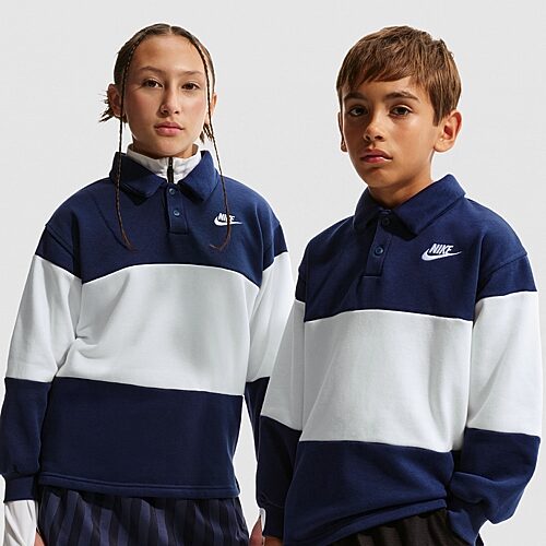 Click here for Nike Boys 4-20 Sportswear Club Rugby Striped Sweat... prices